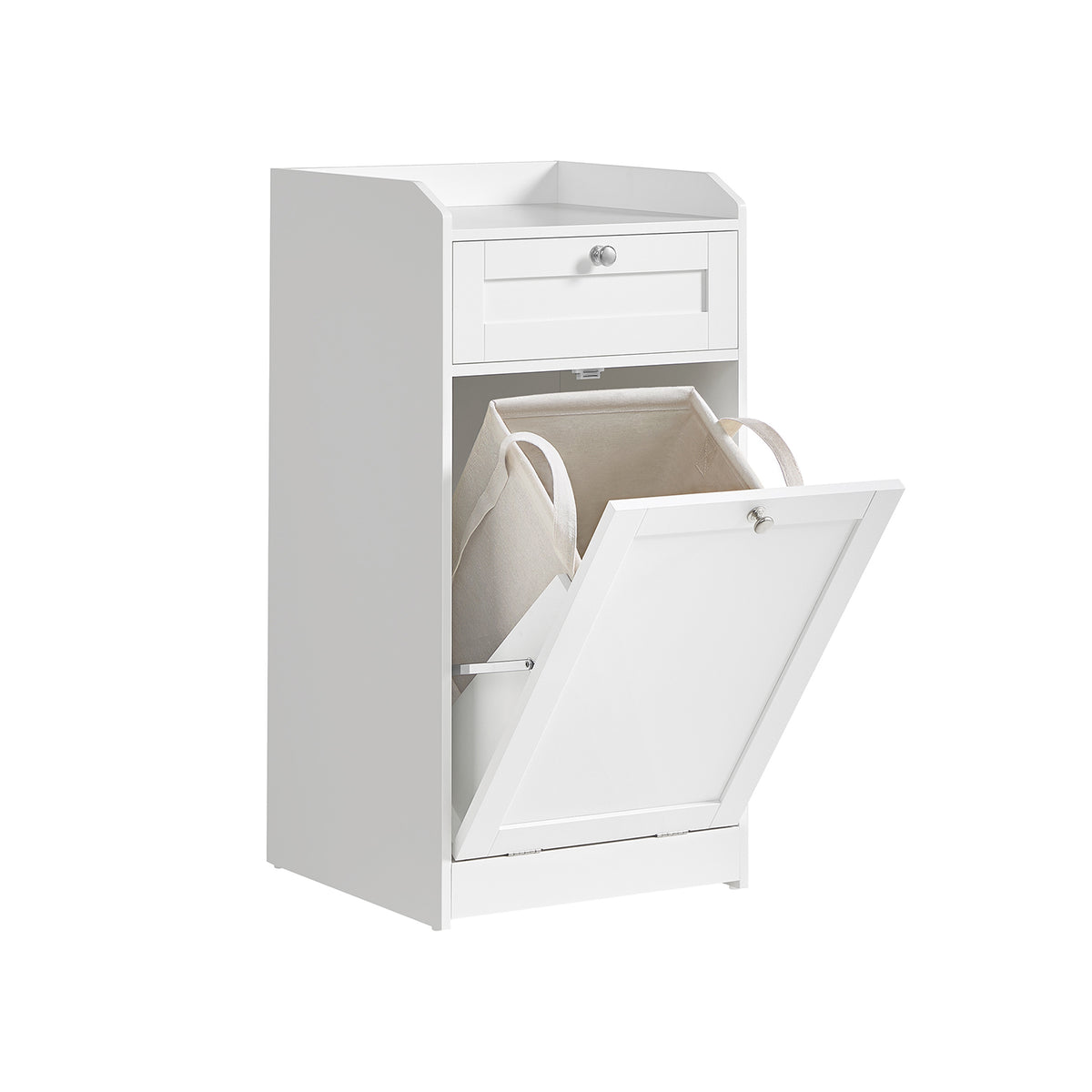 Bathroom Storage Unit with 1 Drawer Cloud White