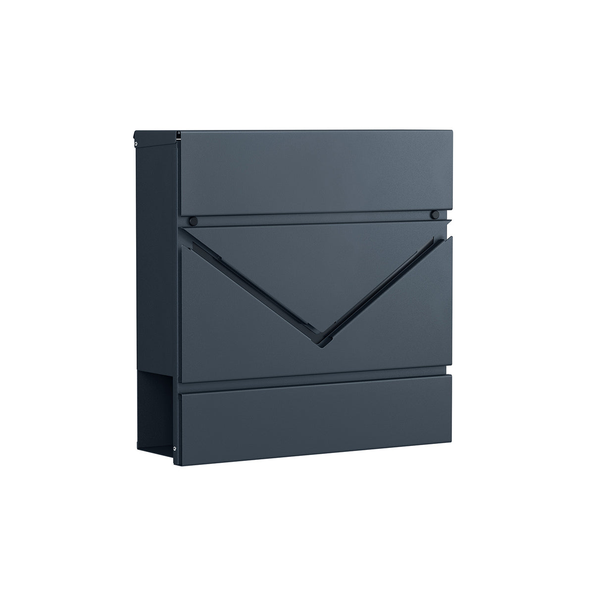Wall-Mounted Letter Box with Lock and Lid