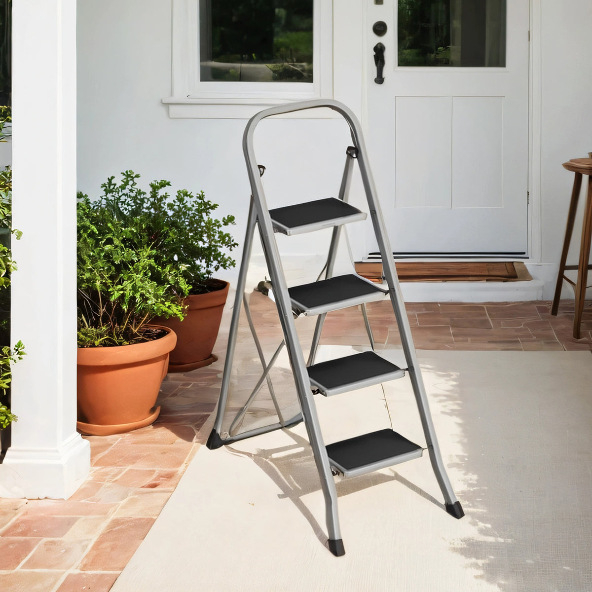 Folding Ladder with Safety Lock