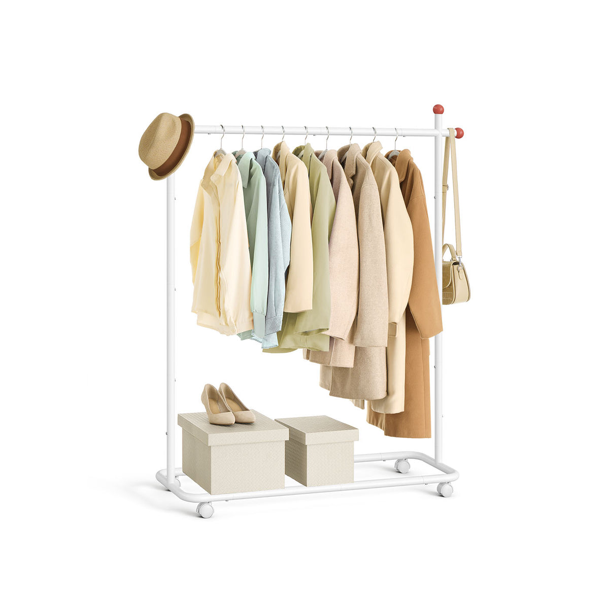Clothes Rail on Wheels