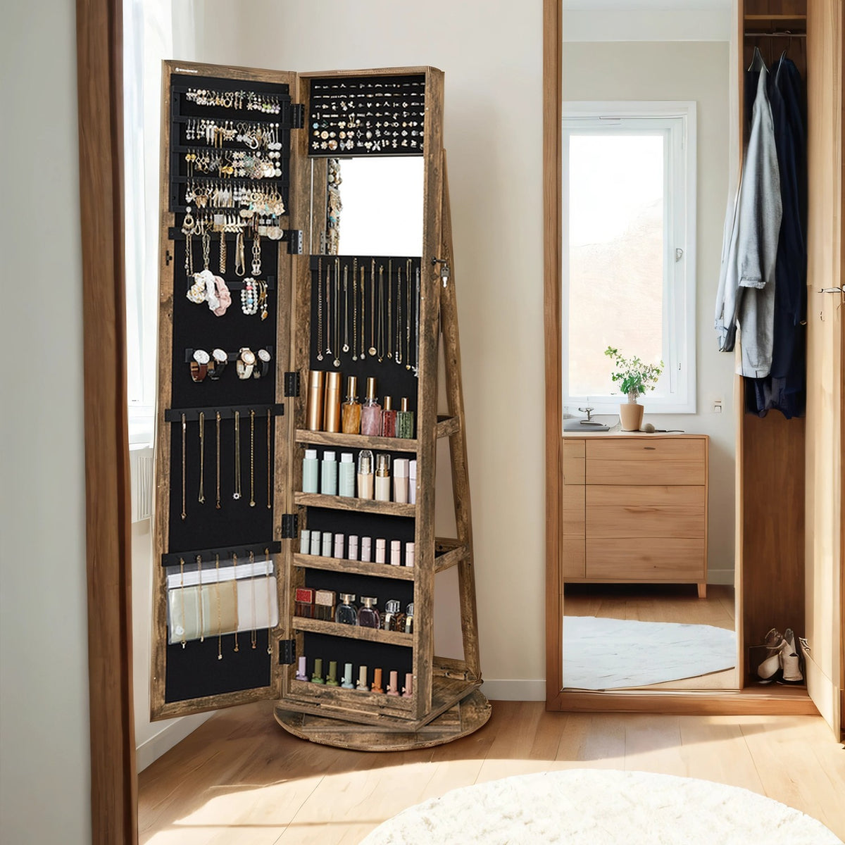 Rotatable Jewellery Cabinet