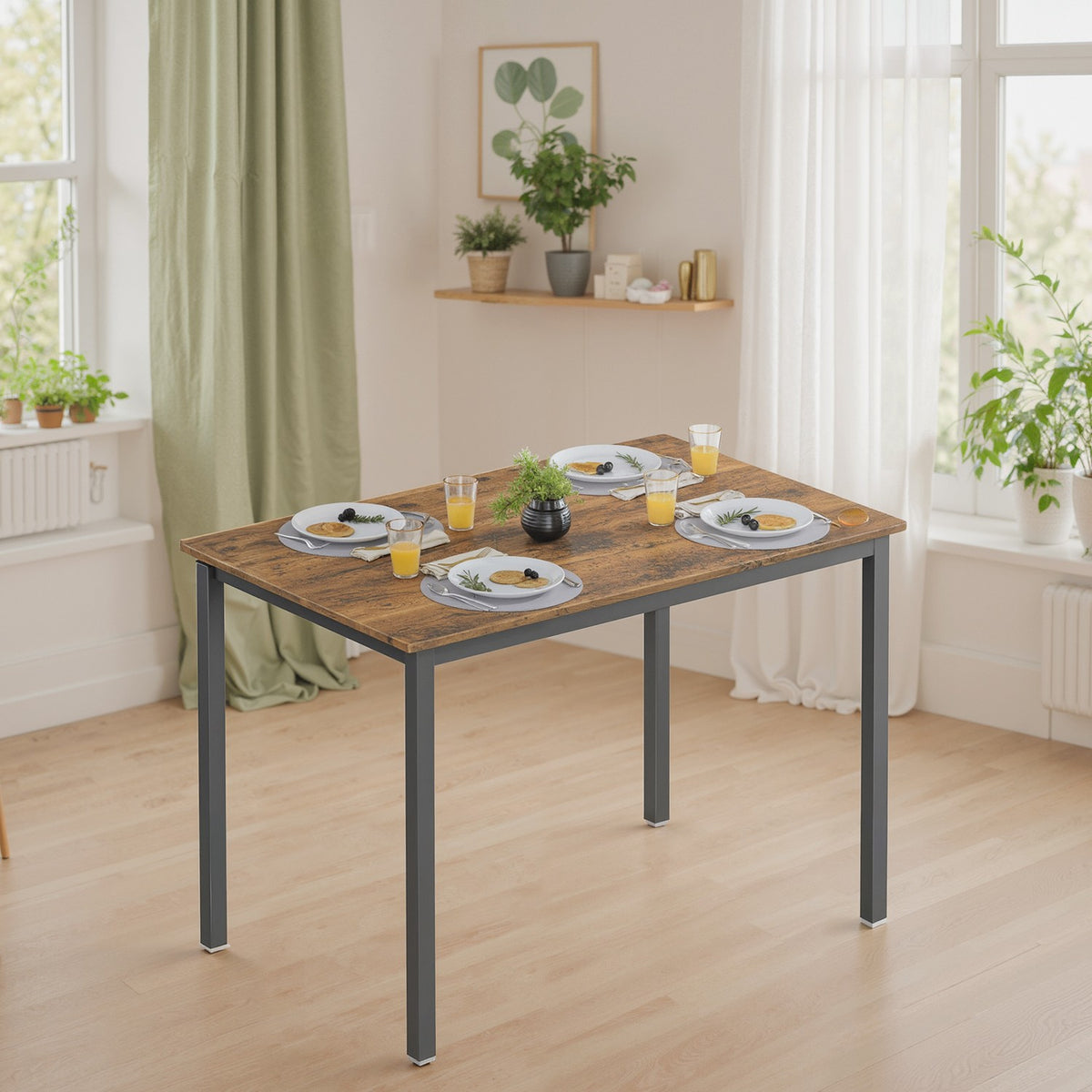 VASAGLE Dining Table 70 x 110 x 75 cm | SONGMICS HOME