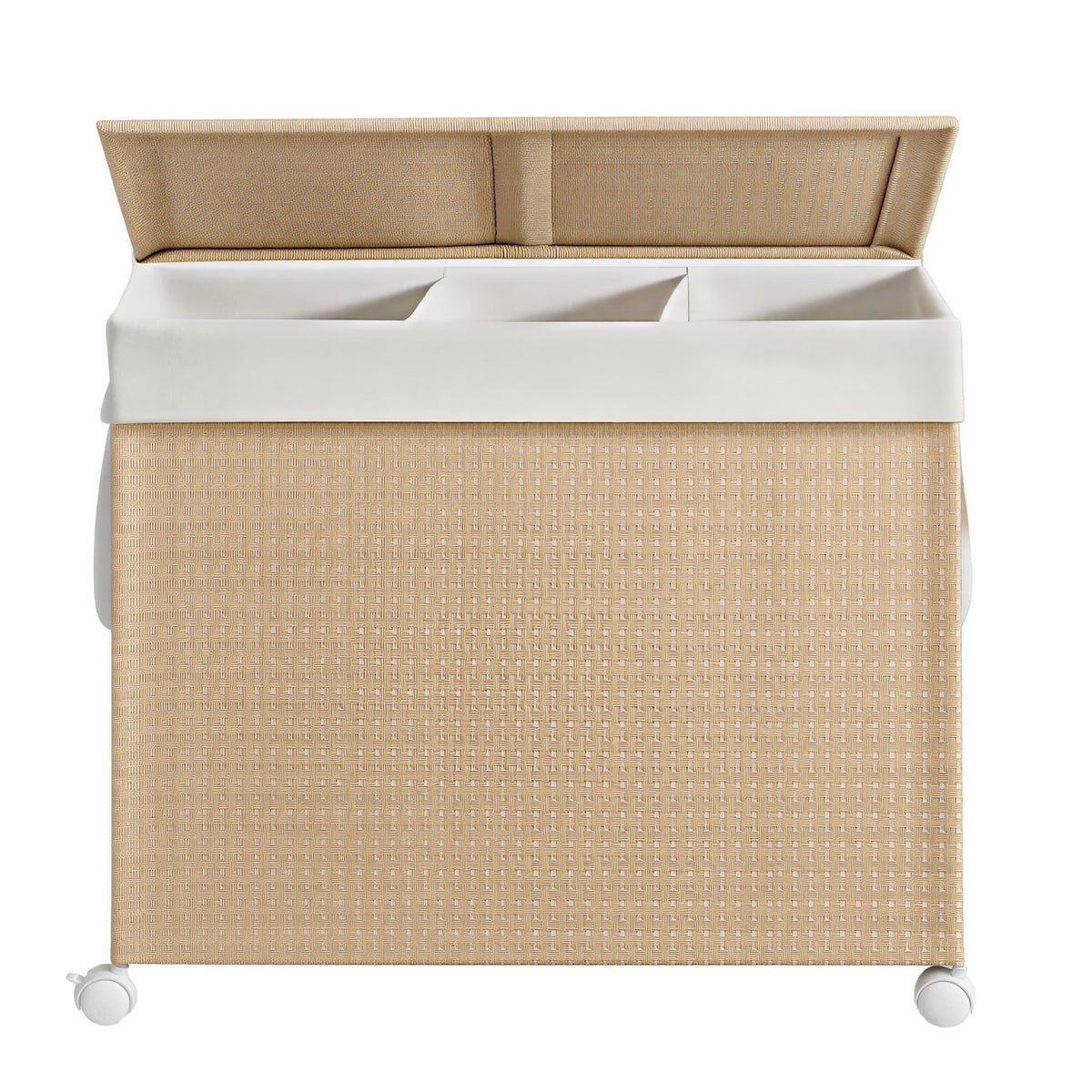 Multi-compartment laundry basket