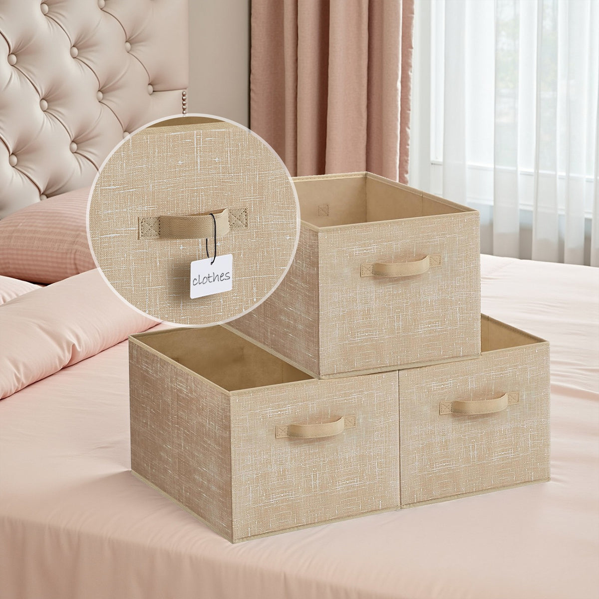 Collapsible Storage Boxes Set of 3