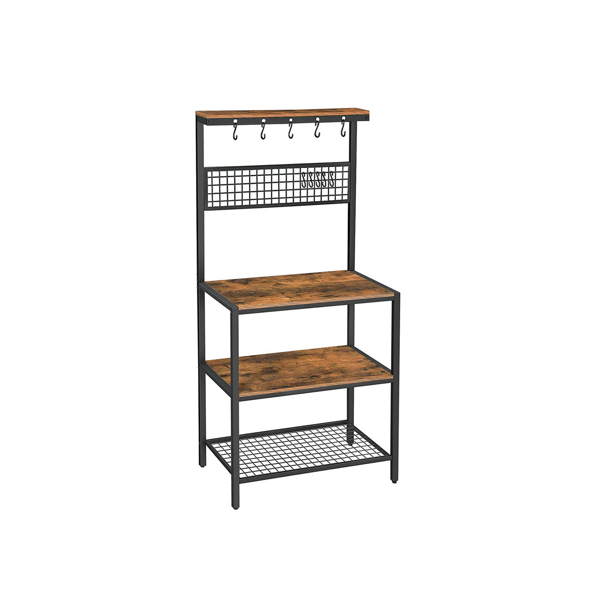 Mesh Panel Kitchen Rack - Kitchen Shelf | VASAGLE by SONGMICS